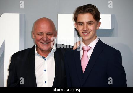Aldo Zilli and Rocco Zilli attend the UK Premiere of "The Menu" at BFI ...