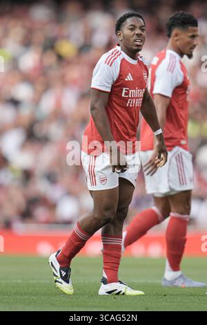 Myles Lewis-Skelly of Arsenal during the UEFA Champions League 2025/26 ...