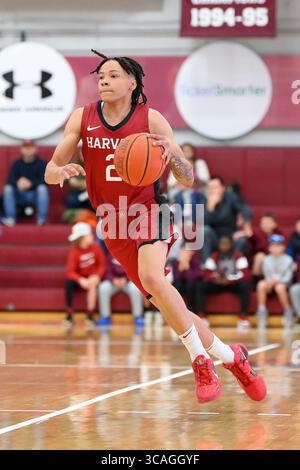 Harvard guard Malik Mack (2) in action as Harvard played Indiana an ...