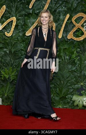 Eva Herzigova attends the Fashion Awards at the Royal Albert Hall in ...