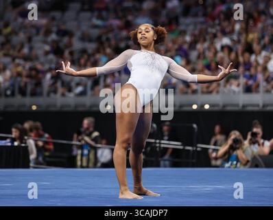 Florida's Sloane Blakely competes on the floor exercise during an NCAA ...