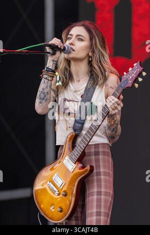Musician Paris Jackson during the BottleRock Music Festival on May 23 ...