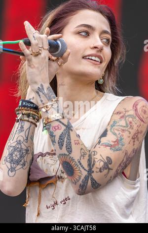 Musician Paris Jackson during the BottleRock Music Festival on May 23 ...