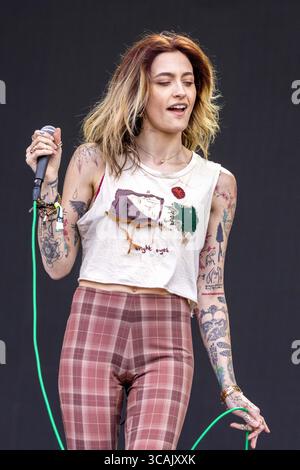 Musician Paris Jackson during the BottleRock Music Festival on May 23 ...