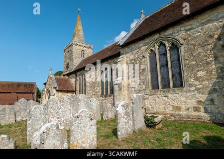 St Mary's Church Brading Isle of Wight Stock Photo - Alamy