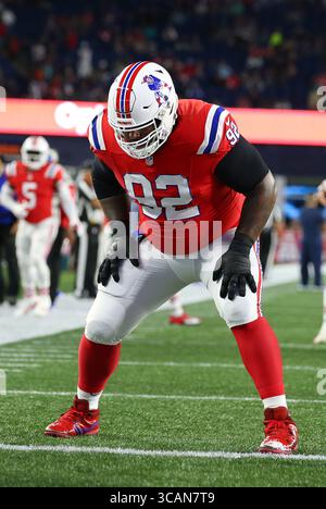Defensive tackle Davon Godchaux (92) takes on center Cesar Ruiz (51 ...