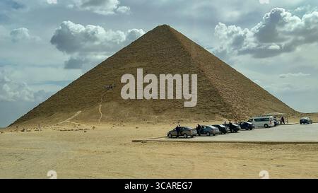 The Red Pyramid, also known as the North Pyramid, is the largest ...