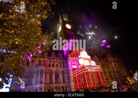 Christmas lights switch-on ceremony in the city of Madrid on 21 ...