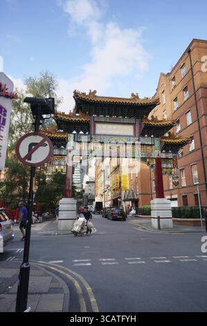 Gate At China Town At Manchester England 8-12-2019 Stock Photo - Alamy