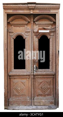 White Wooden Door Frame Against Dark Interior Background Stock Photo ...