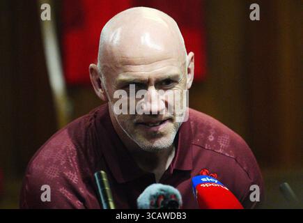 Wales head coach Steve Tandy during a training session at Principality ...