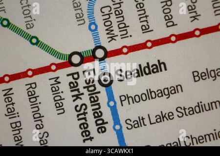 Sealdah - India Railways junction schematic transport map train station ...