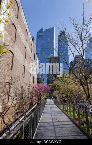 Dining at The High Line, New York, United States of America Stock Photo ...