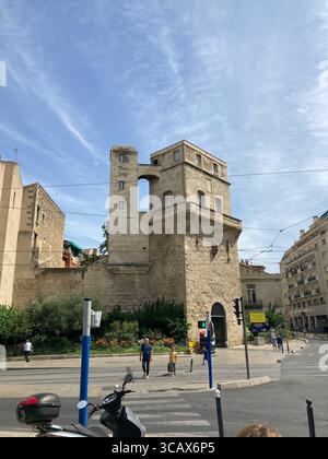 France Montpellier city views showing buildings, streets, and monuments ...