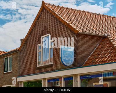 The company logo on Dutch electronics multinational Koninklijke Philips ...