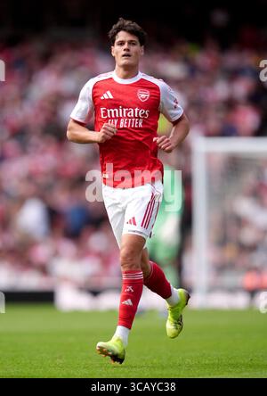 Arsenal’s Christian Norgaard during the Emirates Cup match at the ...