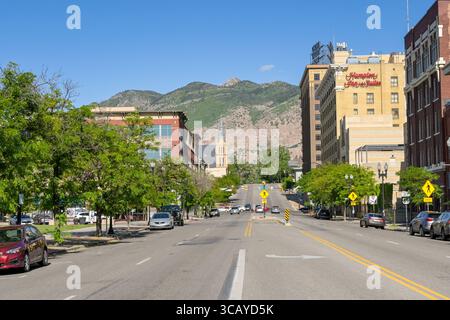 Ogden, Utah, USA - 27 May 2025: Old water tower outside the city's ...