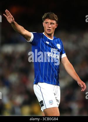 Cardiff City's William Fish during the Emirates FA Cup fifth round ...