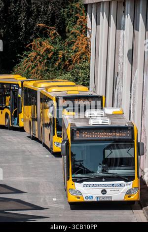 ÖPNV Haltestelle, Busbahnhof, Nahverkehrsbusse in Essen-Steele, Bus und ...