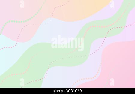 Sweet Green Horizontal stripes pattern vector illustration. Tosca color ...