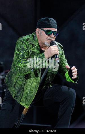 Vasco Rossi performs live in Turin, Italy, on June 30, 2022. (Photo by ...