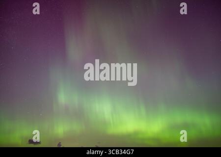 “Aurora Borealis Over Derbyhaven Bay, Isle of Man” Stock Photo - Alamy
