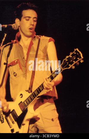 Mick Jones of the Clash, Civic Center, Providence, RI, USA, August 28 ...