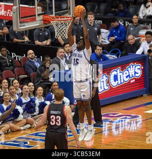 Seton Hall Pirates center Jaden Bediako (15) looks to make a pass in ...