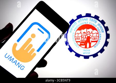 In this photo illustration, an EPFO (Employees' Provident Fund ...