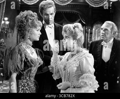 Debbie Reynolds, Harve Presnell, Hermione Baddeley, Ed Begley, on-set ...