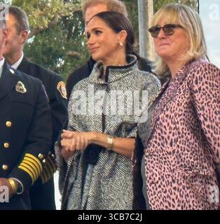 Prince Harry, right, and Meghan Markle, left, The Duke and Duchess of ...