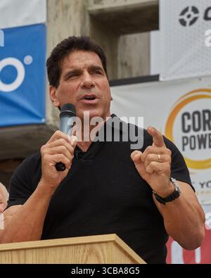 September 2, 2013, Venice, California, USA: Lou Ferrigno speaking at ...