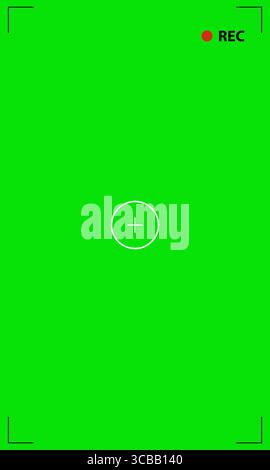 Chromakey green screen vertical phone frame vfx. Greenscreen cellphone video film screen ...