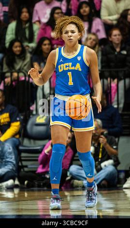 Kiki Rice #1 of the UCLA Bruins during an NCAA basketball game against ...