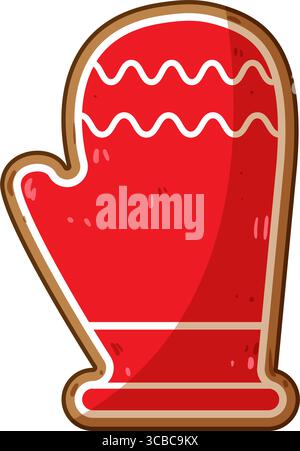 biscotti christmas themed cookies cartoon vector illustration Stock ...