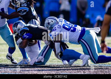 Dallas Cowboys defensive tackle Neville Gallimore (96) gets a kiss ...