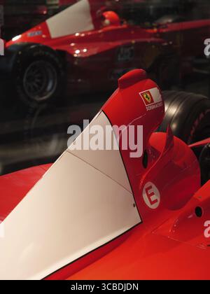 Red car spoiler Stock Photo - Alamy