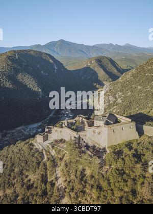 Ramparts and Fort Liberia, Villefranche-de-Conflent Stock Photo - Alamy