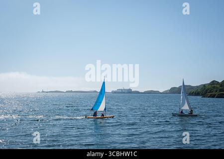Small Boat Harbour, Stornoway, Lewis, Outer Hebrides, Scotland Stock ...