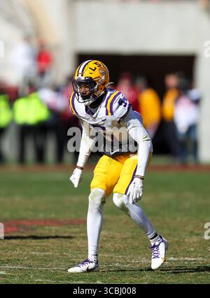 LSU defensive back Jay Ward poses for a portrait at the NFL football ...