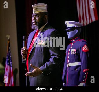 The Congressional Gold Medal for the Montford Point Marines, is seen ...