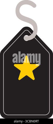 market tag with star Stock Vector Image & Art - Alamy