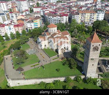 Located in Trabzon, Turkey, the Hagia Sophia Church was built in 1250 ...