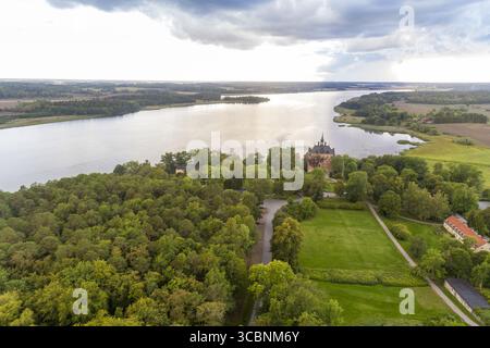 Uppsala, Sweden. Aerial view of historical buildings in Uppsala, Sweden ...