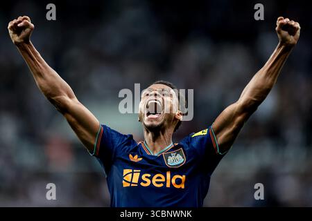 Jacob Murphy of Newcastle Untied scores to make it 0-1 during the ...