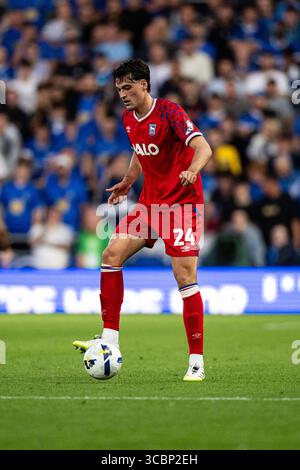 Jacob Greaves of Ipswich Town with the ball during the Sky Bet ...