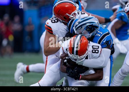 Cleveland Browns wide receiver Jamari Thrash (80) makes a catch during ...