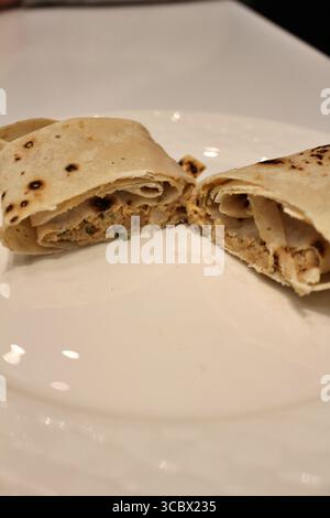 Chicken tikka wrap sandwich in Doha, Qatar Stock Photo - Alamy