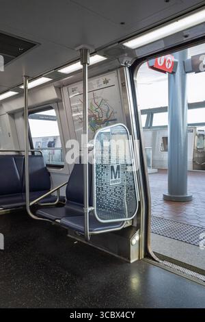 Washington DC subway map Metro Stock Photo - Alamy