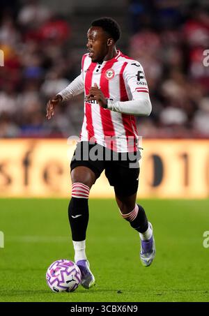 Brentford's Antoni Milambo during the pre-season friendly match at the ...
